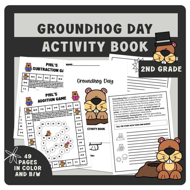 Groundhog Day Activities for First Grade and Beyond