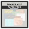 Free Digital Craft Papers: Summer Mist Printable