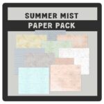 Free Digital Craft Papers: Summer Mist Printable