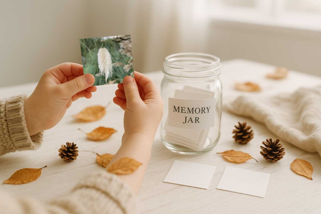 Collect Cozy Moments: Make a Fall Memory Jar Together